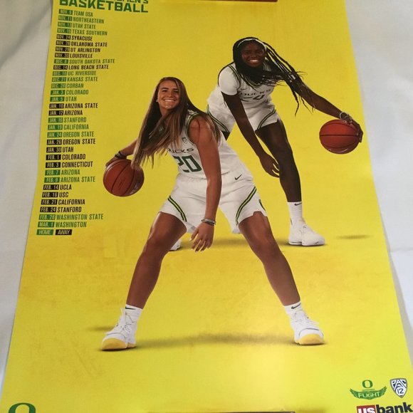 Nike | Art | Oregon Ducks 292020 Womens Basketball Poster | Poshmark